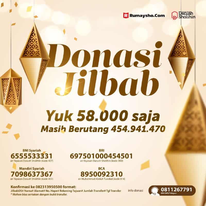 DONASI JILBAB BERHUTANG - Rumaysho.Com